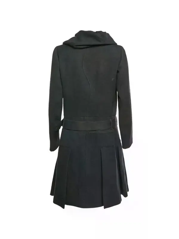 Prada Belted Wool Overcoat