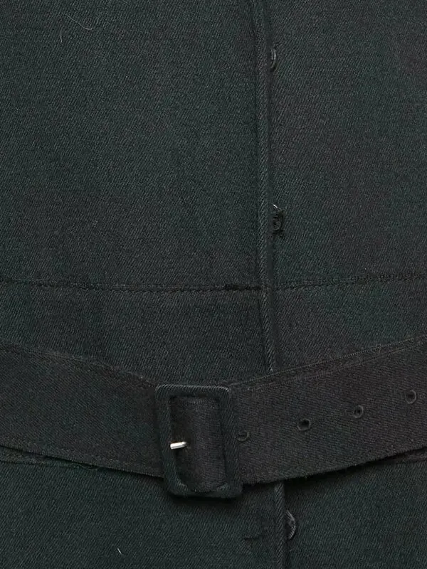 Prada Belted Wool Overcoat