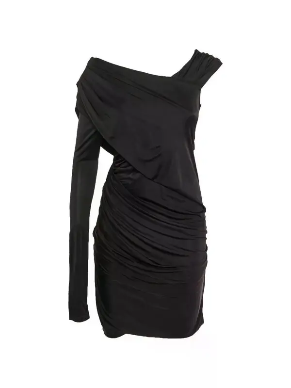 ALEXANDER WANG One-shoulder Draped Mini Dress