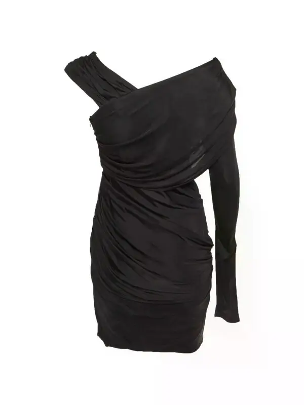 ALEXANDER WANG One-shoulder Draped Mini Dress