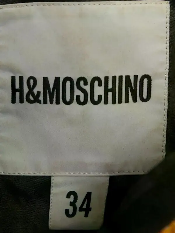 Moschino X H&m Chain-print Off-shoulder Mini Dress