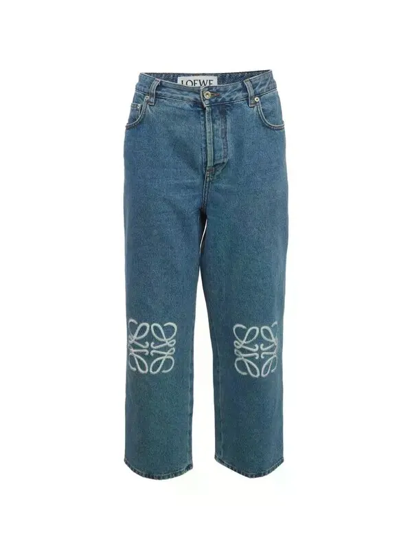 Loewe Cropped Jeans - Blue