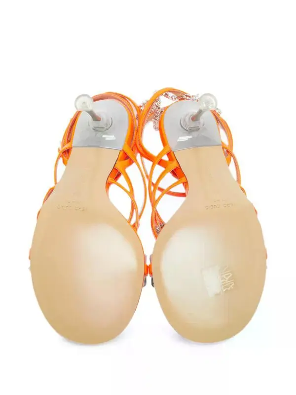 Mach & Mach Camille Crystal-embellished Sandals