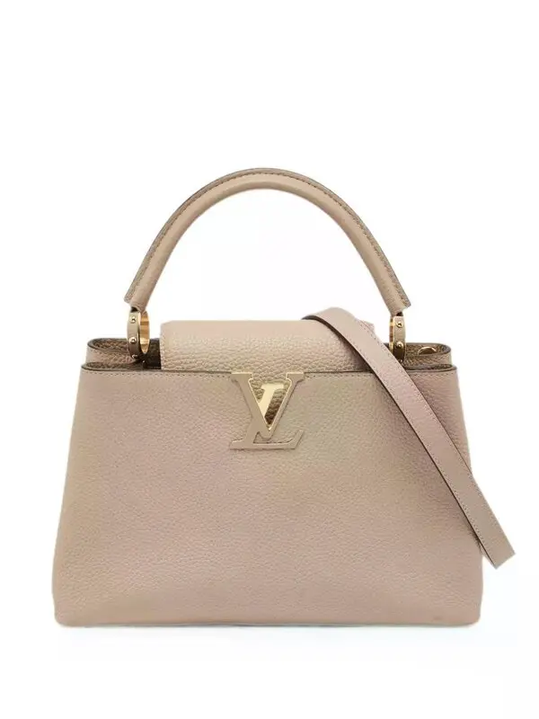 LOUIS VUITTON Capucines Mm Tote Bag - Neutrals
