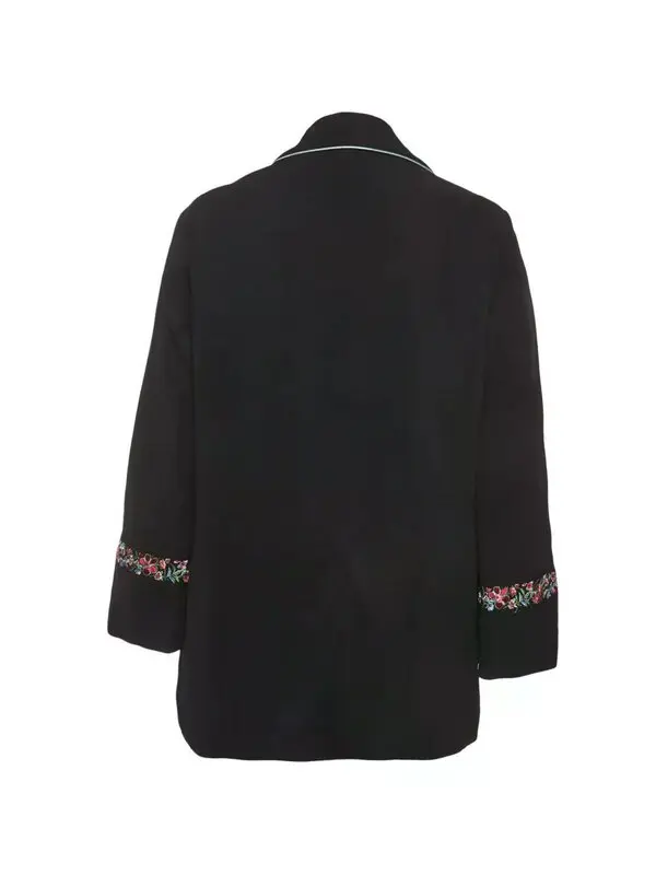Etro Floral-embroidered Crepe Blazer