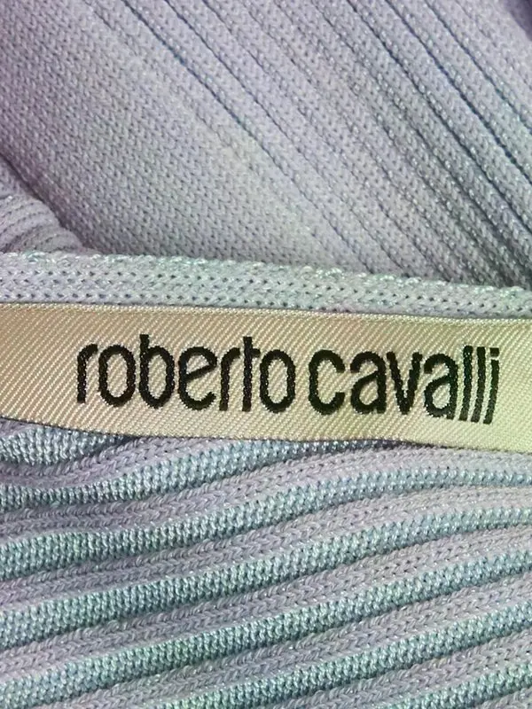 Roberto Cavalli Rib-knit Midi Dress
