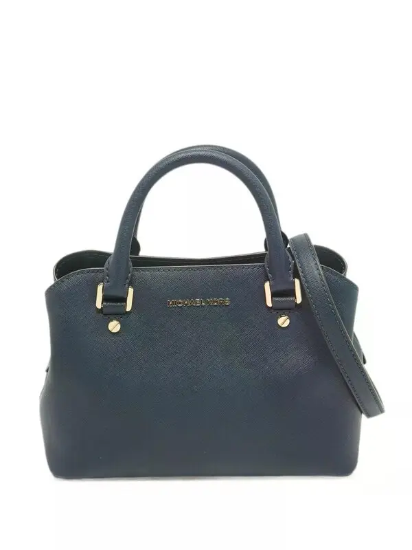 Michael Kors Savannah Small Saffiano Tote Bag - Blue
