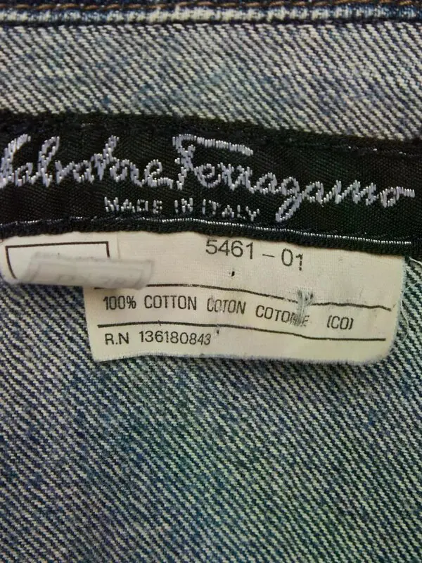 FERRAGAMO Slim-fit Denim Jacket