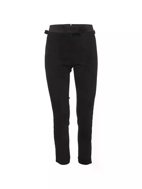 TOM FORD Cropped Straight-leg Trousers - Black