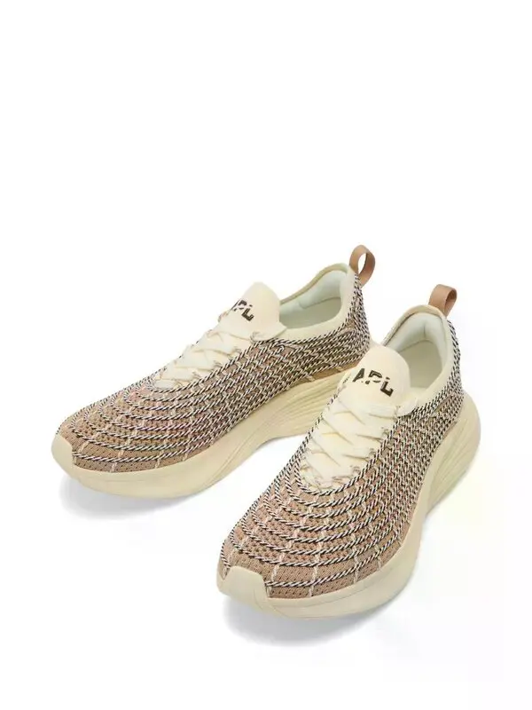 Apl Techloom Zipline Lace-up Sneakers - Neutrals