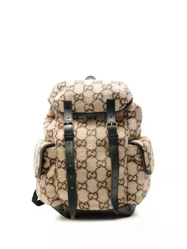 Gucci Gg Monogram Backpack