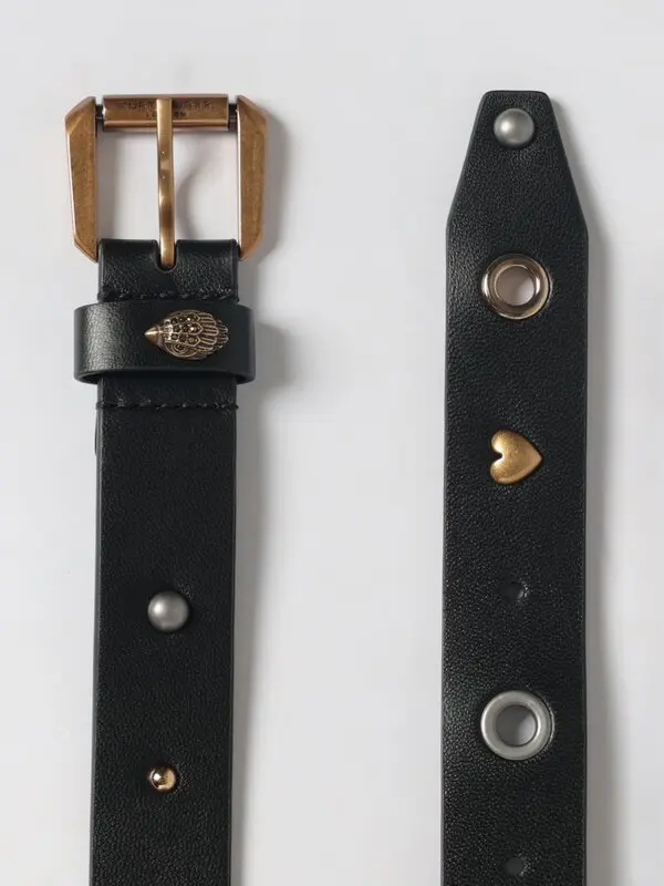 Kurt Geiger Studded Smooth Leather Belt