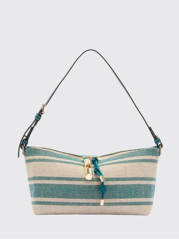Furla Striped Shoulder Bag - Blue