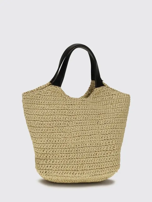Balmain Raffia Shoulder Bag