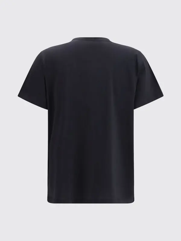 GANNI Slim Fit Cotton T-shirt With Graphic Print - Charcoal