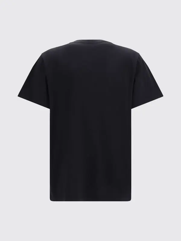 GANNI Slim Fit Cotton T-shirt With Graphic Print - Charcoal