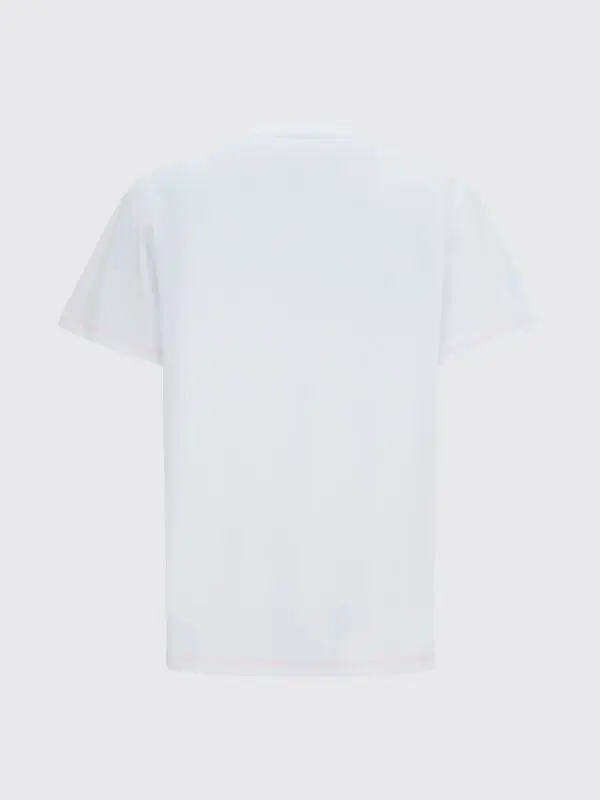 GANNI Slim Fit Cotton T-shirt With Fruit Logo Print