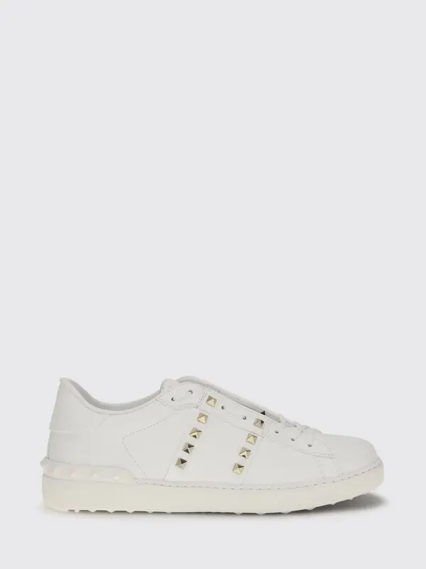 Valentino Garavani Rockstud Untitled Calf Leather Sneakers