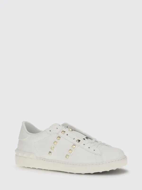 Valentino Garavani Rockstud Untitled Calf Leather Sneakers