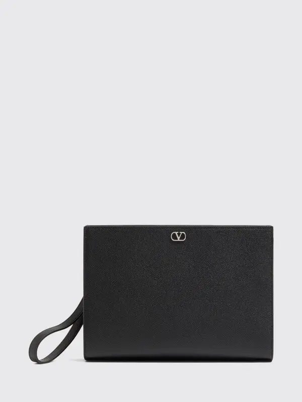 Valentino Garavani Vlogo Signature Document Holder - Black