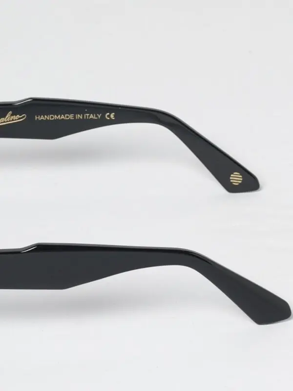 OPHY X BORSALINO Marcello Rectangular Acetate Sunglasses - Black