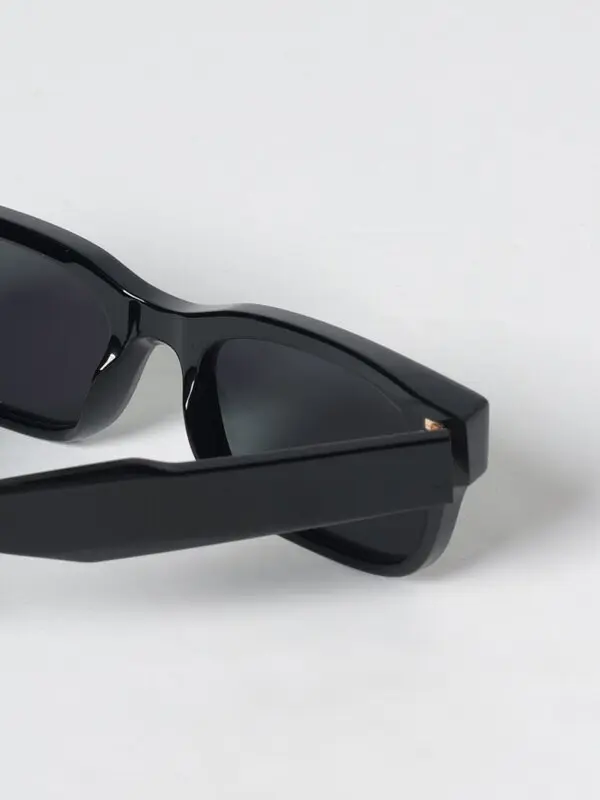OPHY X BORSALINO Marcello Rectangular Acetate Sunglasses - Black