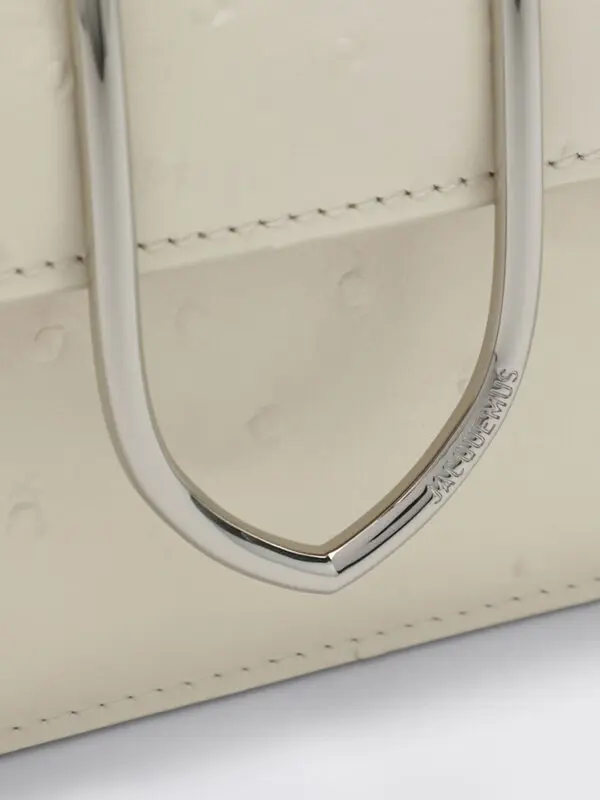 Jacquemus Le Bambino Long Shoulder Bag In Embossed Calfskin