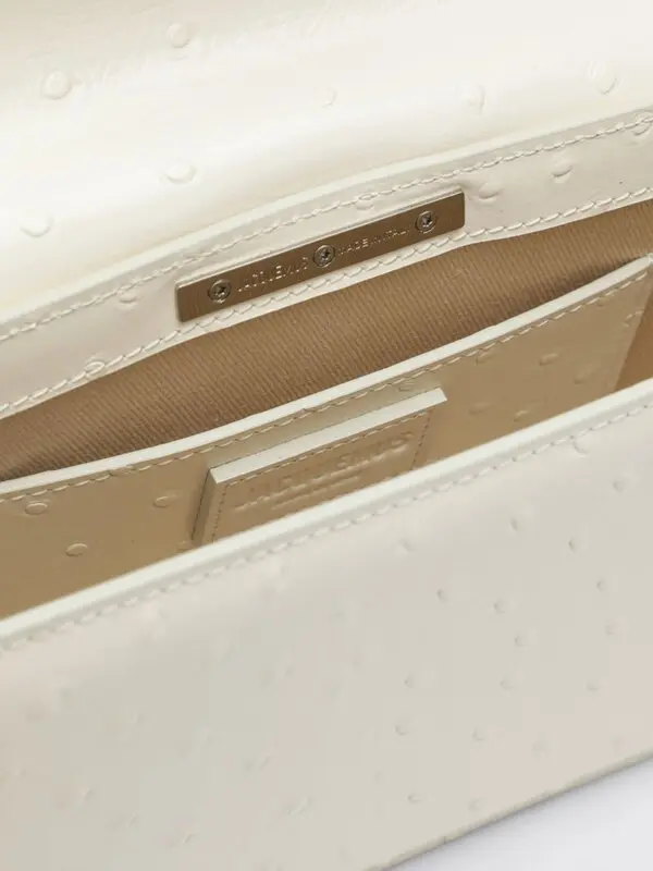 Jacquemus Le Bambino Long Shoulder Bag In Embossed Calfskin