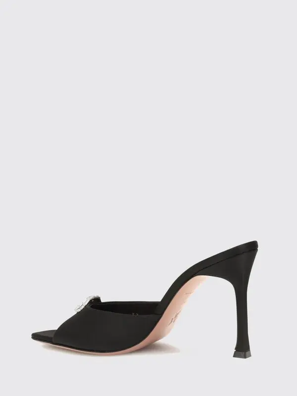 Amina Muaddi Camelia Crystal Embellished Stiletto Sandals