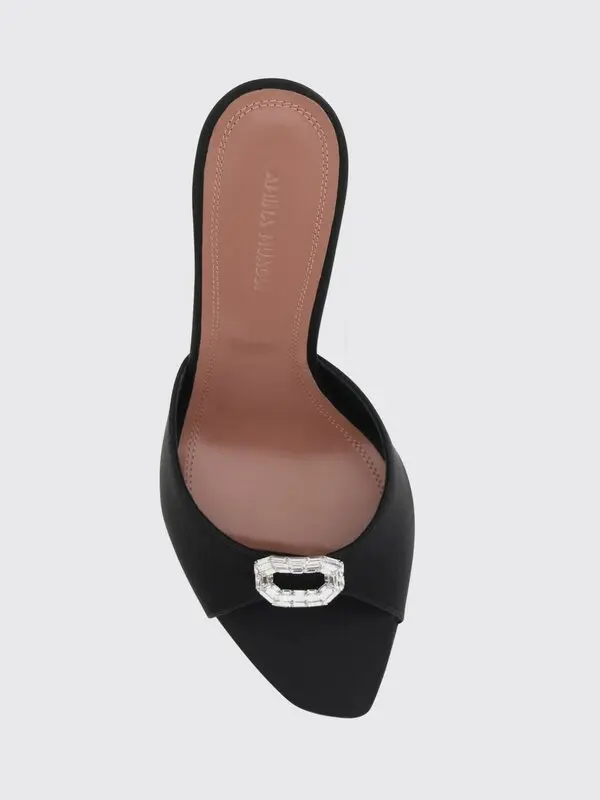 Amina Muaddi Camelia Crystal Embellished Stiletto Sandals