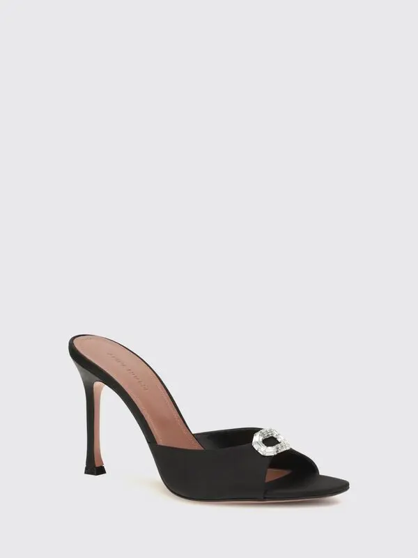 Amina Muaddi Camelia Crystal Embellished Stiletto Sandals