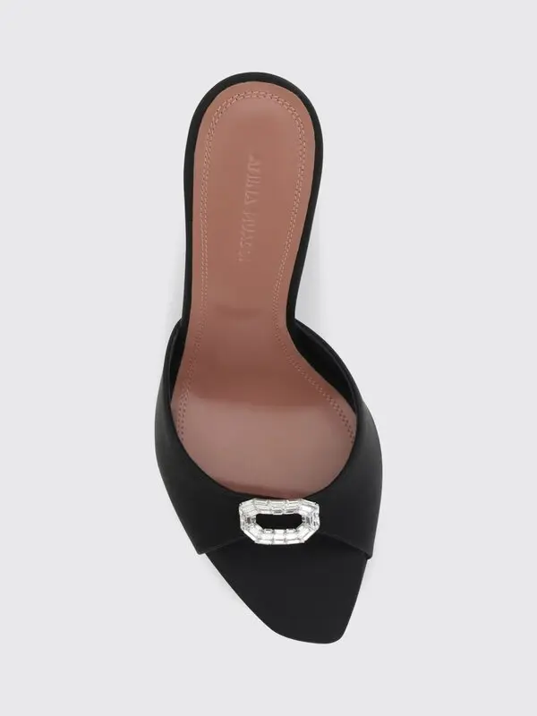 Amina Muaddi Camelia Crystal Embellished Stiletto Sandals