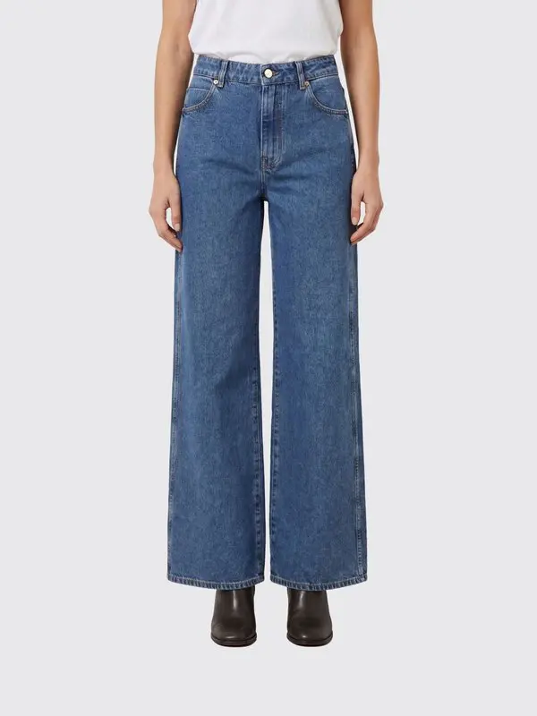 Balmain High-waisted Wide-leg Jeans - Blue