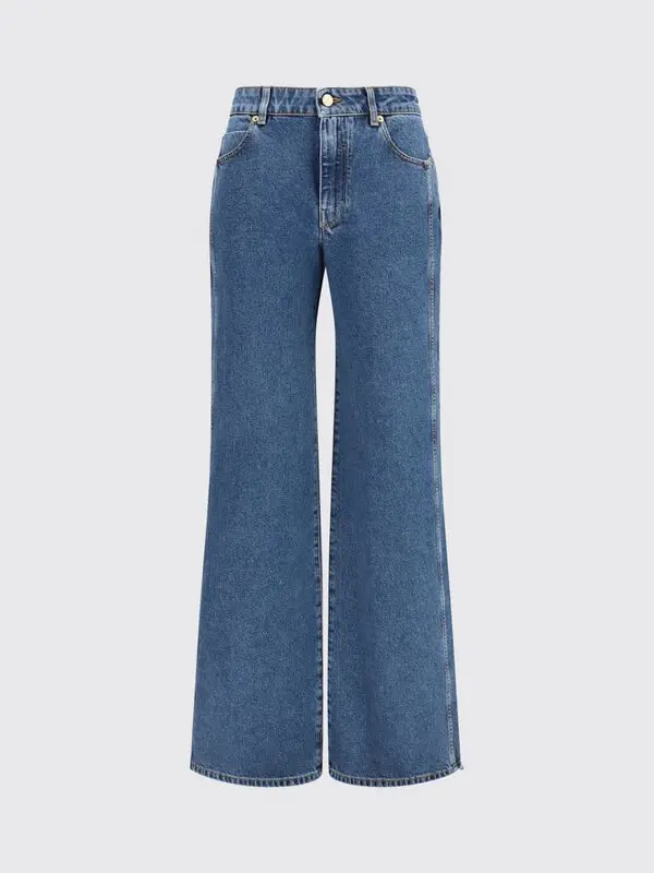 Balmain High-waisted Wide-leg Jeans
