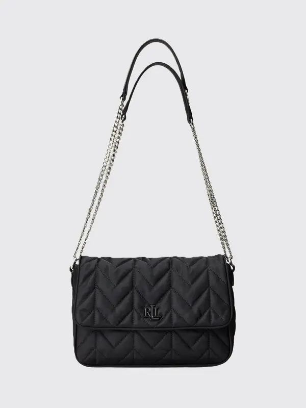 Ralph Lauren Quilted Shoulder Bag - Black