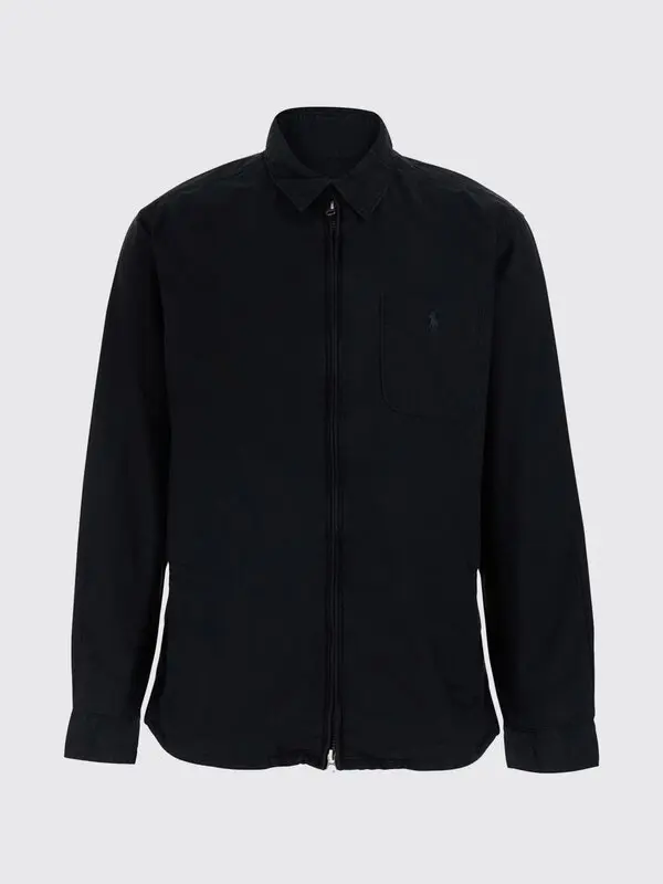 Polo Ralph Lauren Zip-up Shirt Jacket - Black