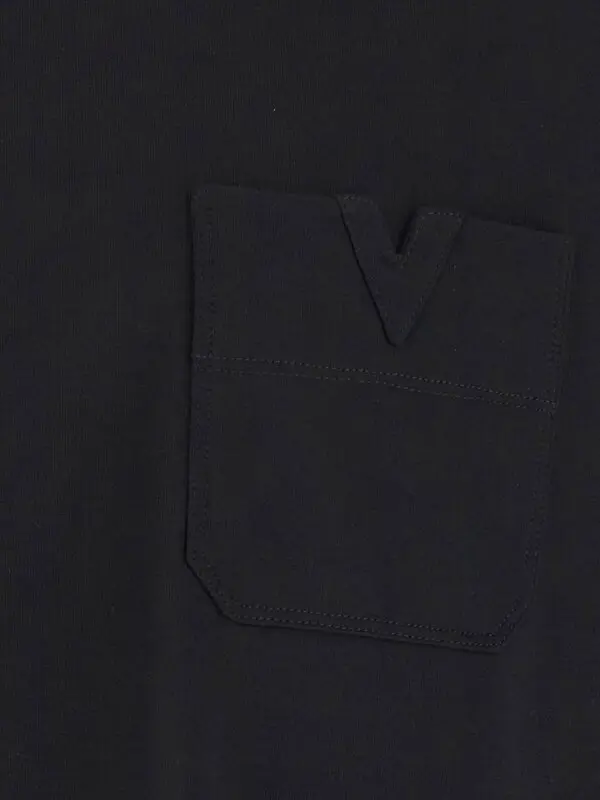 Valentino Garavani Vlogo Signature Cotton-blend T-shirt With Patch Pocket
