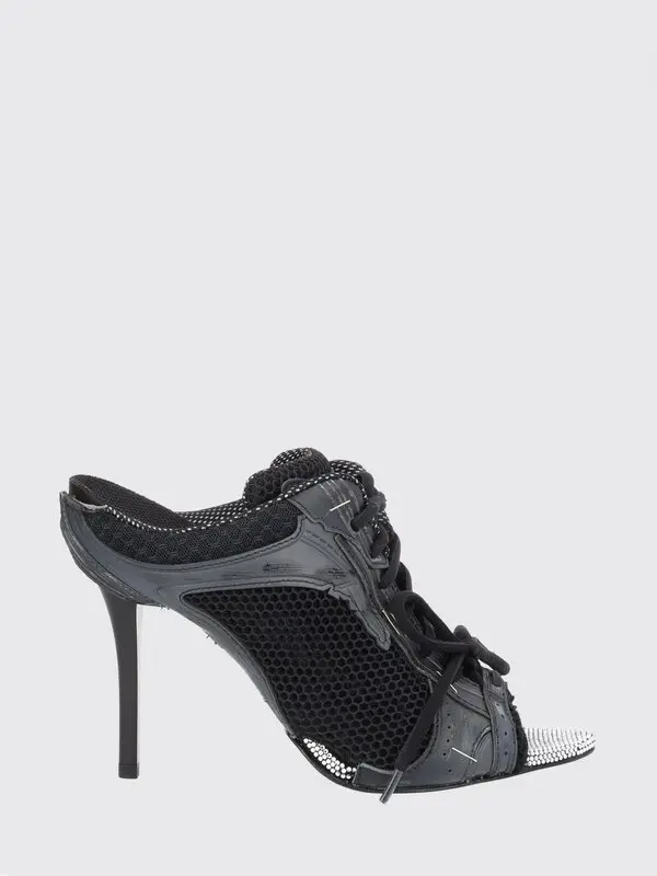 Balenciaga Stapler Mesh Mules - Black