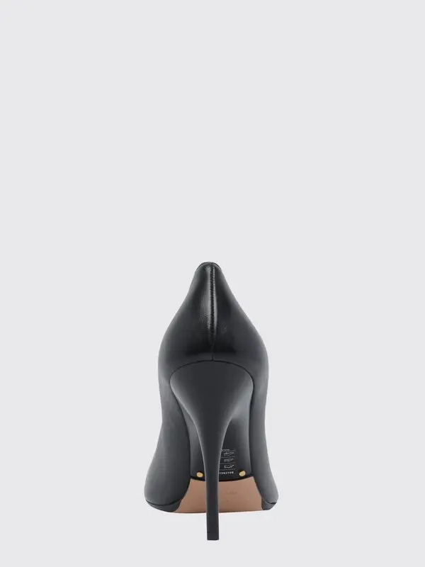 Balenciaga Duchesse Calfskin Leather Pumps With High Stiletto Heel - Black