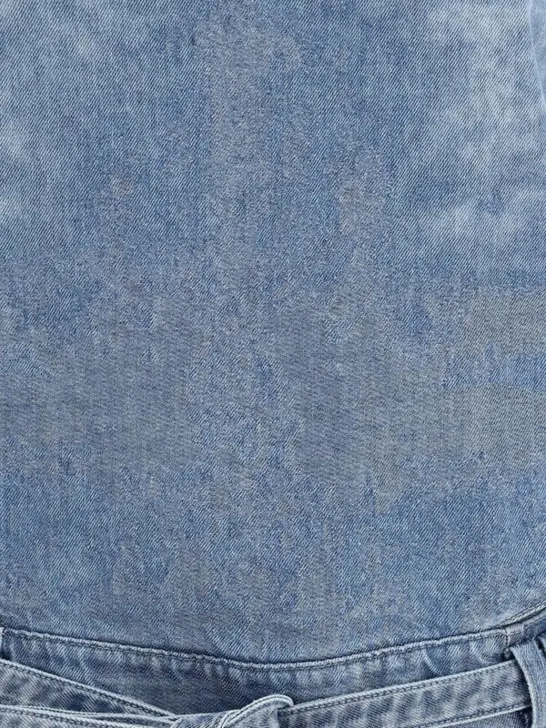DIESEL® Denim Off-the-shoulder Top - Blue