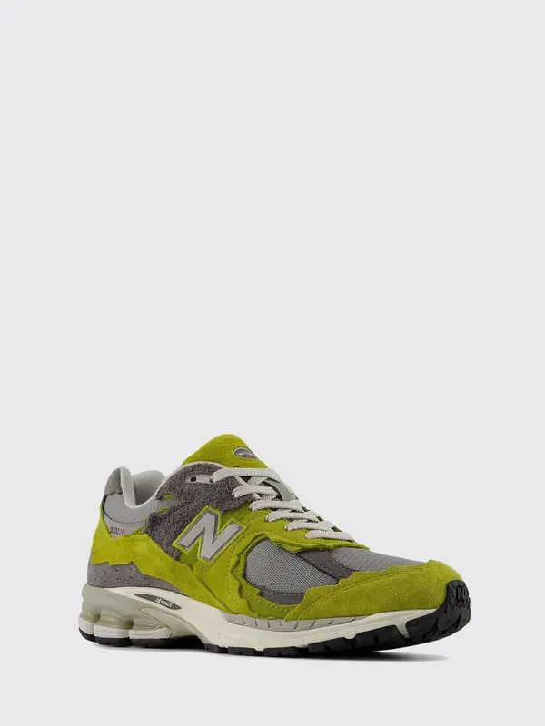 NEW BALANCE 2002r Suede And Mesh Sneakers - Grey