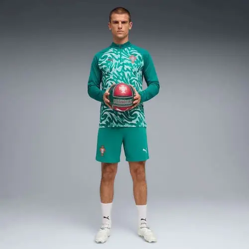 PUMA Portugal National Team Pre-match Quarter-zip Top - Green