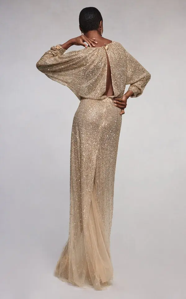 Oscar De La Renta Crystal-embroidered Caftan