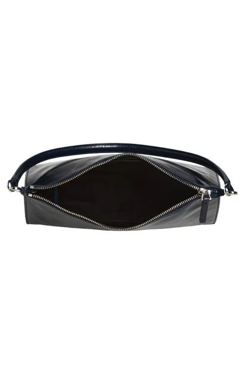 Veronica Beard Small Crinkled Leather Shoulder Bag