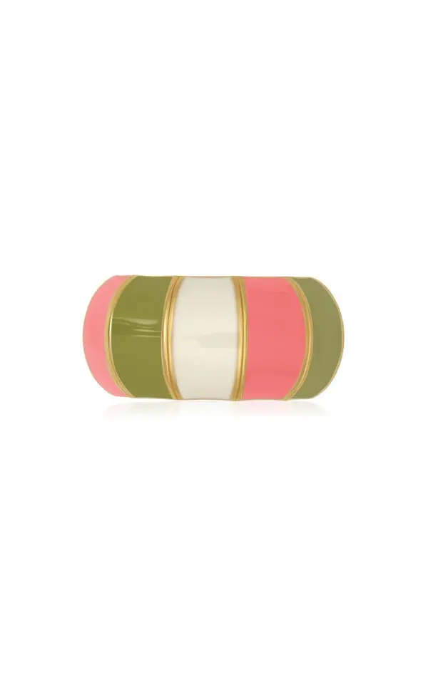 Oscar De La Renta Enamel Link Ring - Multi
