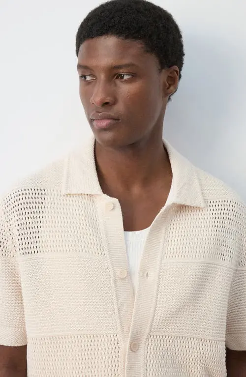 Mango Open Stitch Shirt