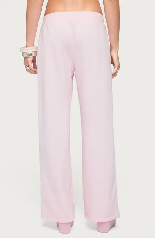 EDIKTED Rhinestone Sweatpants