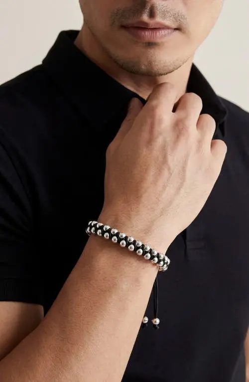 MR. ETTIKA Double Row Beaded Bracelet