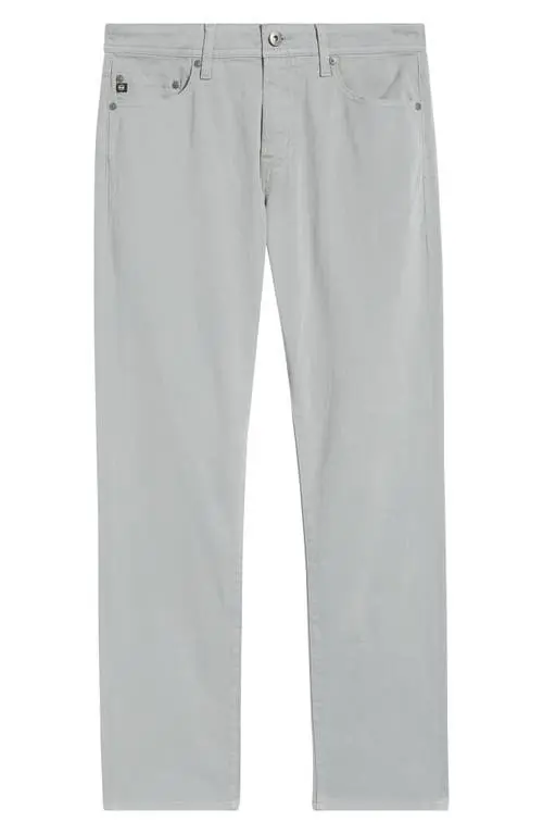 Ag Everett Stretch Sateen Slim Straight Pants - Willowed
