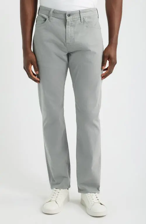 Ag Everett Stretch Sateen Slim Straight Pants - Willowed